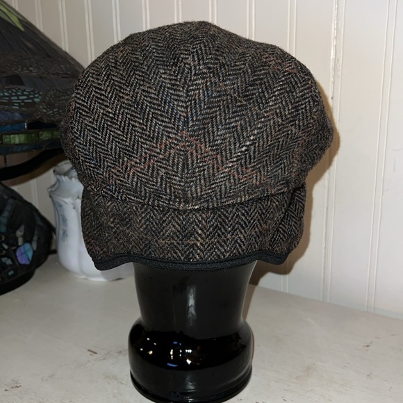 Harris Tweed | Accessories | Vintage Harris Tweed Wigens Cabbie Hat ...